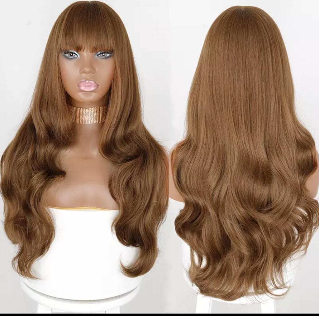 Yeni Model Kahverengi Dalgalı Perçemli Peruk - PerukK.com - Protez Saç ...